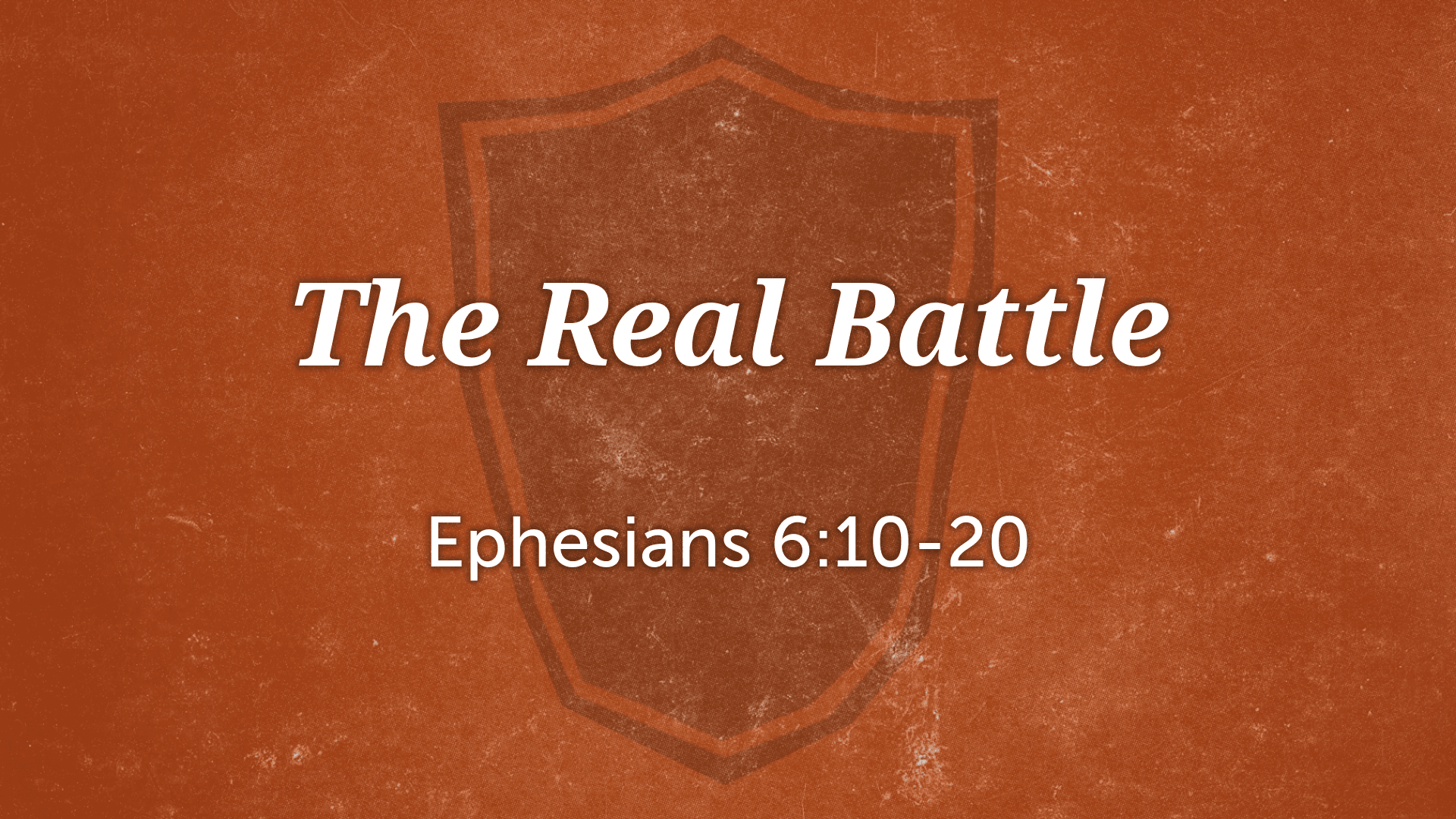 The Real Battle - Logos Sermons