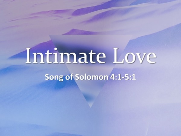 Intimate Love - Logos Sermons