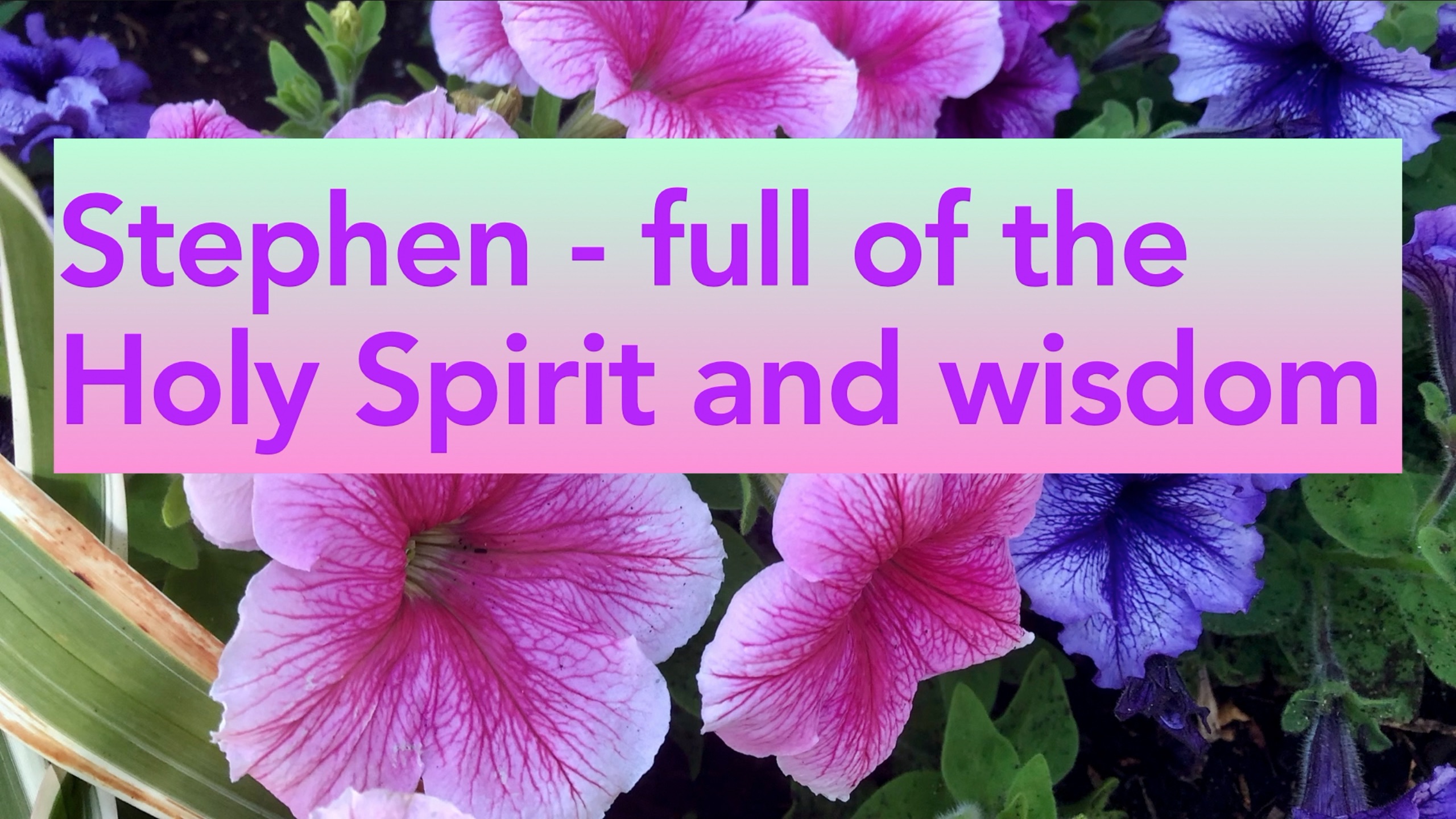 Stephen full of the Holy Spirit and wisdom - Logos Sermons