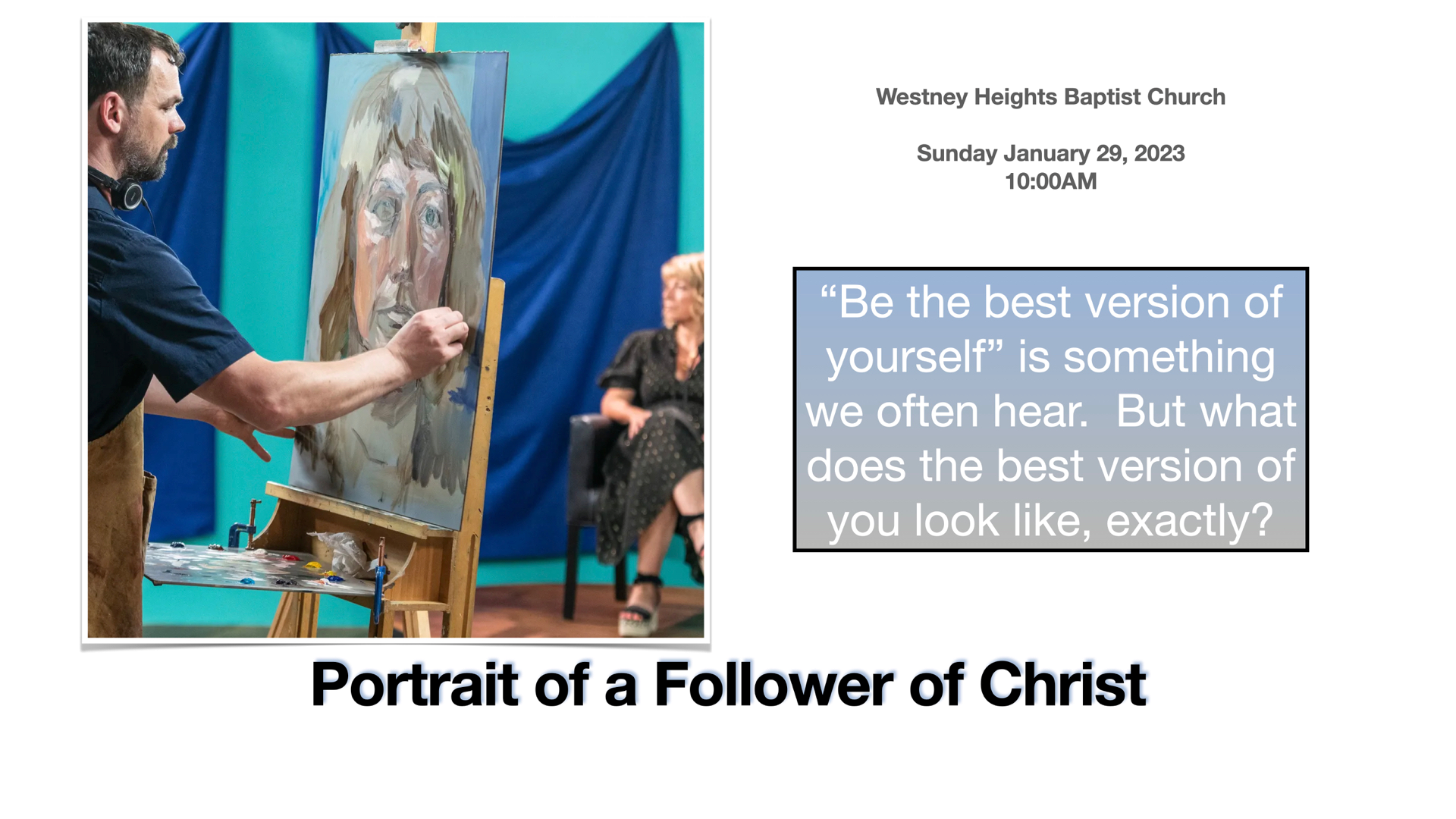 Portrait of a Follower of Christ (January 29th, 2023) - Logos Sermons