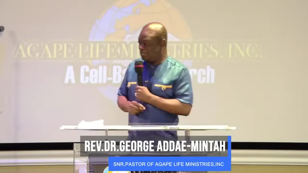 YOUR FRUIT WILL LAST AUGUST 28TH, 2022 REV DR. GEORGE ADDAE-MINTAH ...