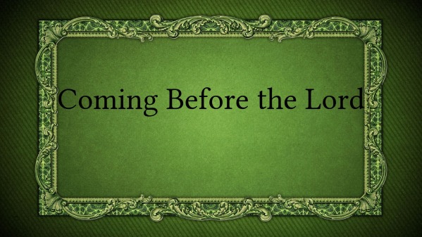 Coming Before the Lord - Logos Sermons