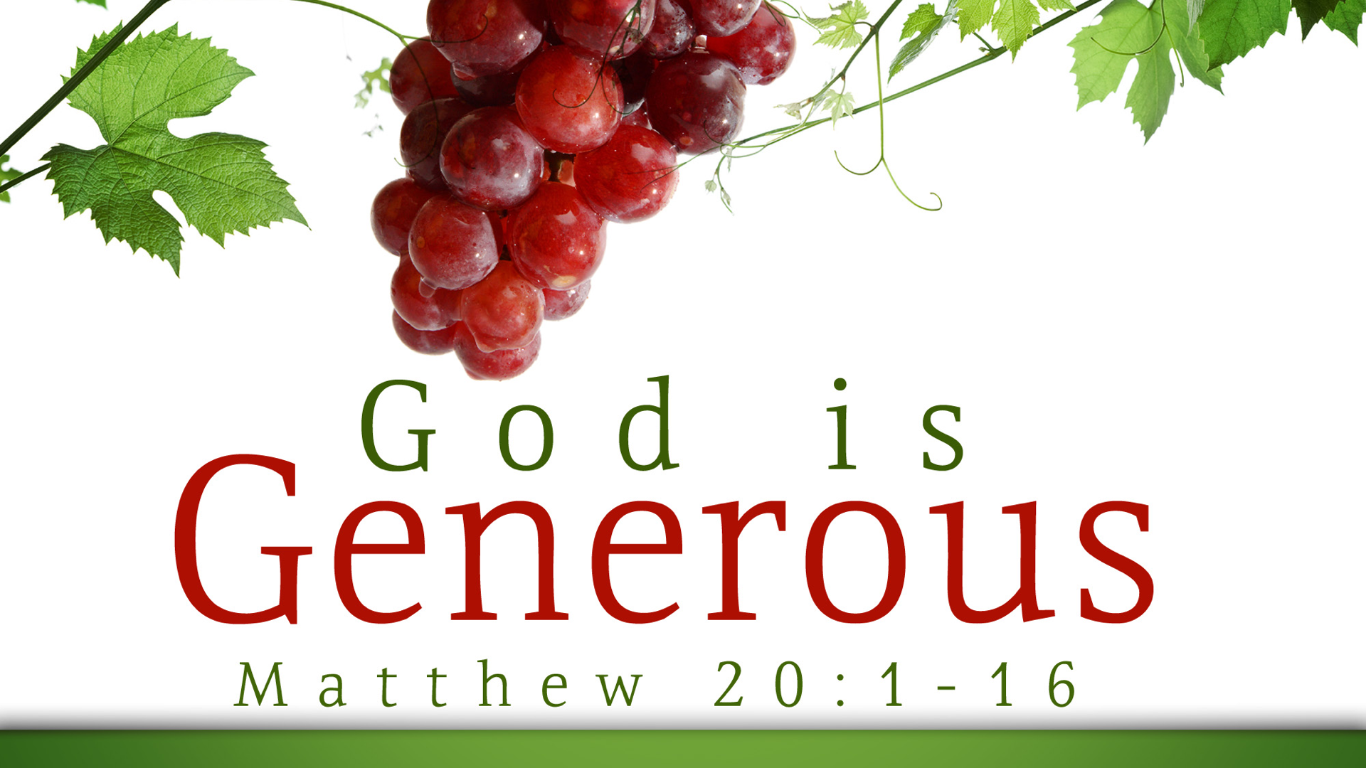 2023-01-22 AM (TM) - Life of Christ #182 - God is Generous - Logos Sermons