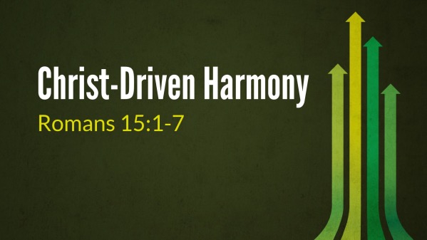 Christ Driven Harmony - Logos Sermons