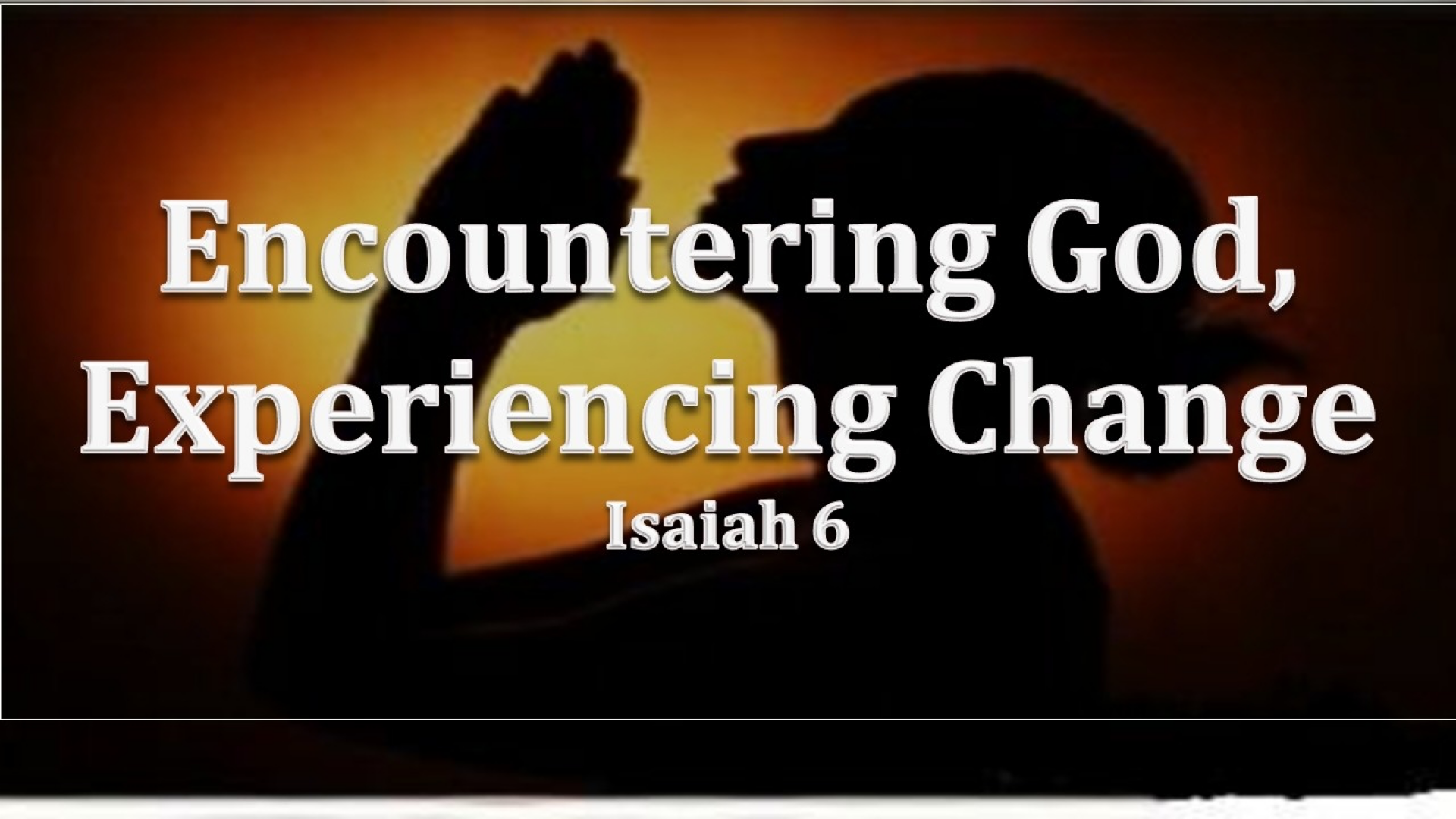 March 19 Sunday 11am Encountering God, Experiencing Change - Logos Sermons