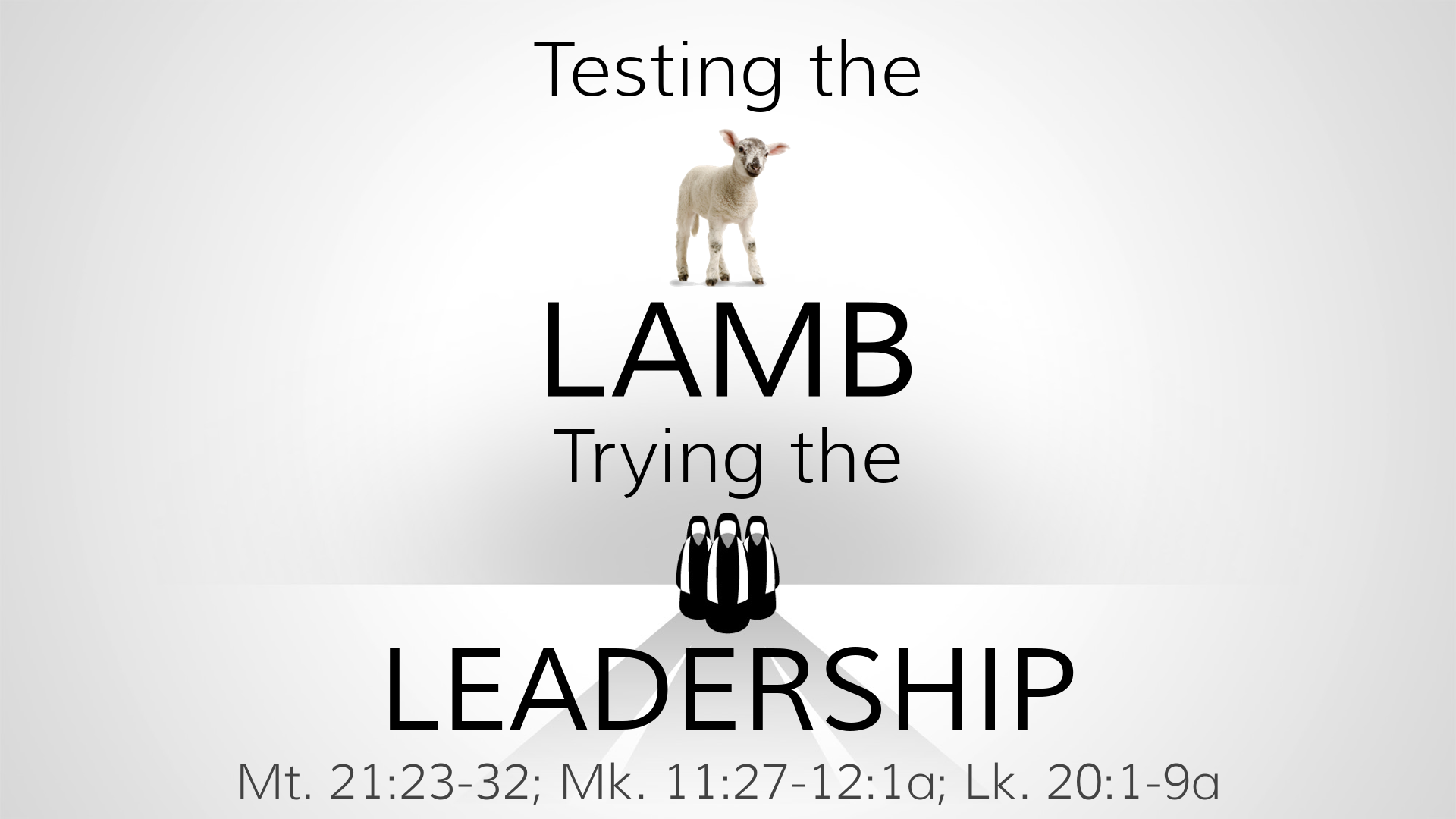 2023-03-26 AM (TM) - Life of Christ #196 - Testing the Lamb Trying the ...