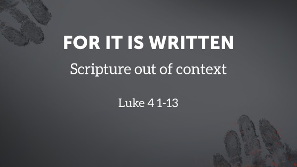 For It Is Written - Logos Sermons