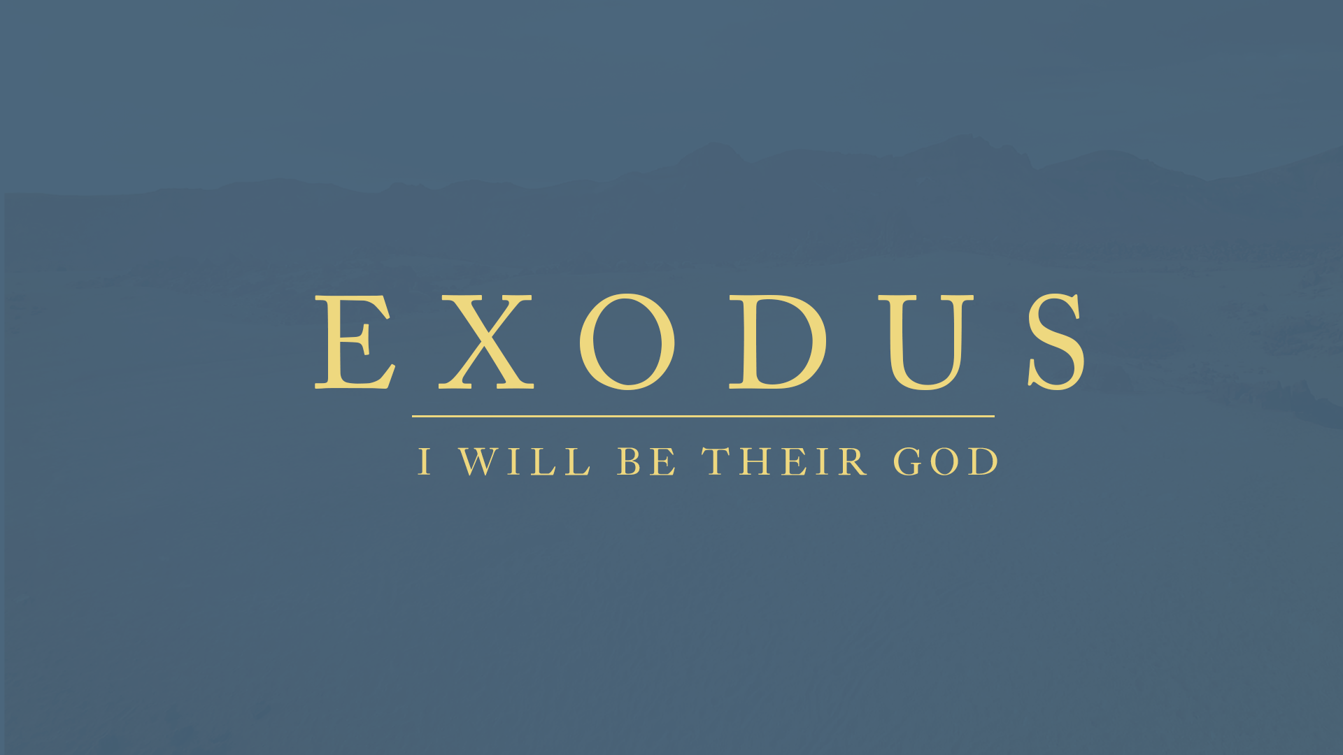The Red Sea -- Exodus 13-14 - Logos Sermons