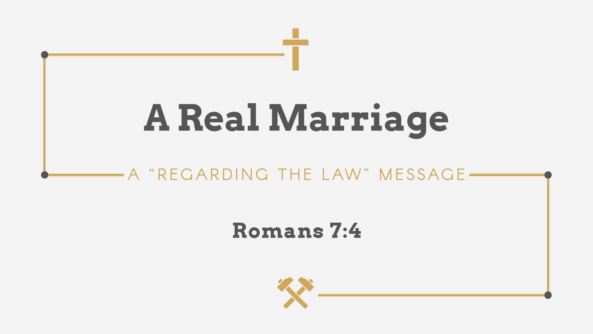 A Real Marriage - Logos Sermons