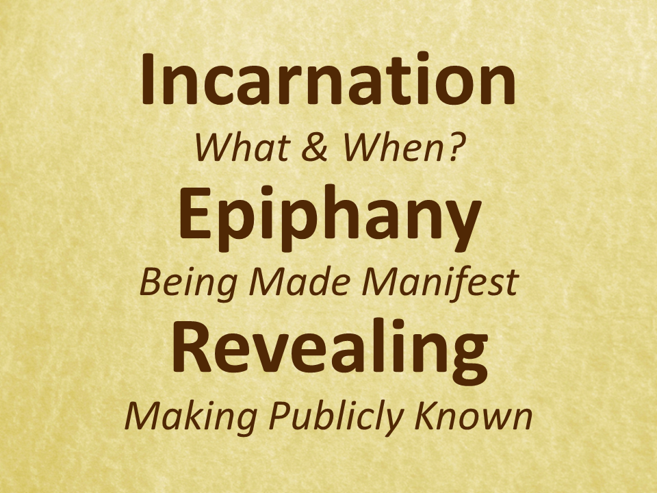 Epiphany-Nativity-Incarnation - Logos Sermons