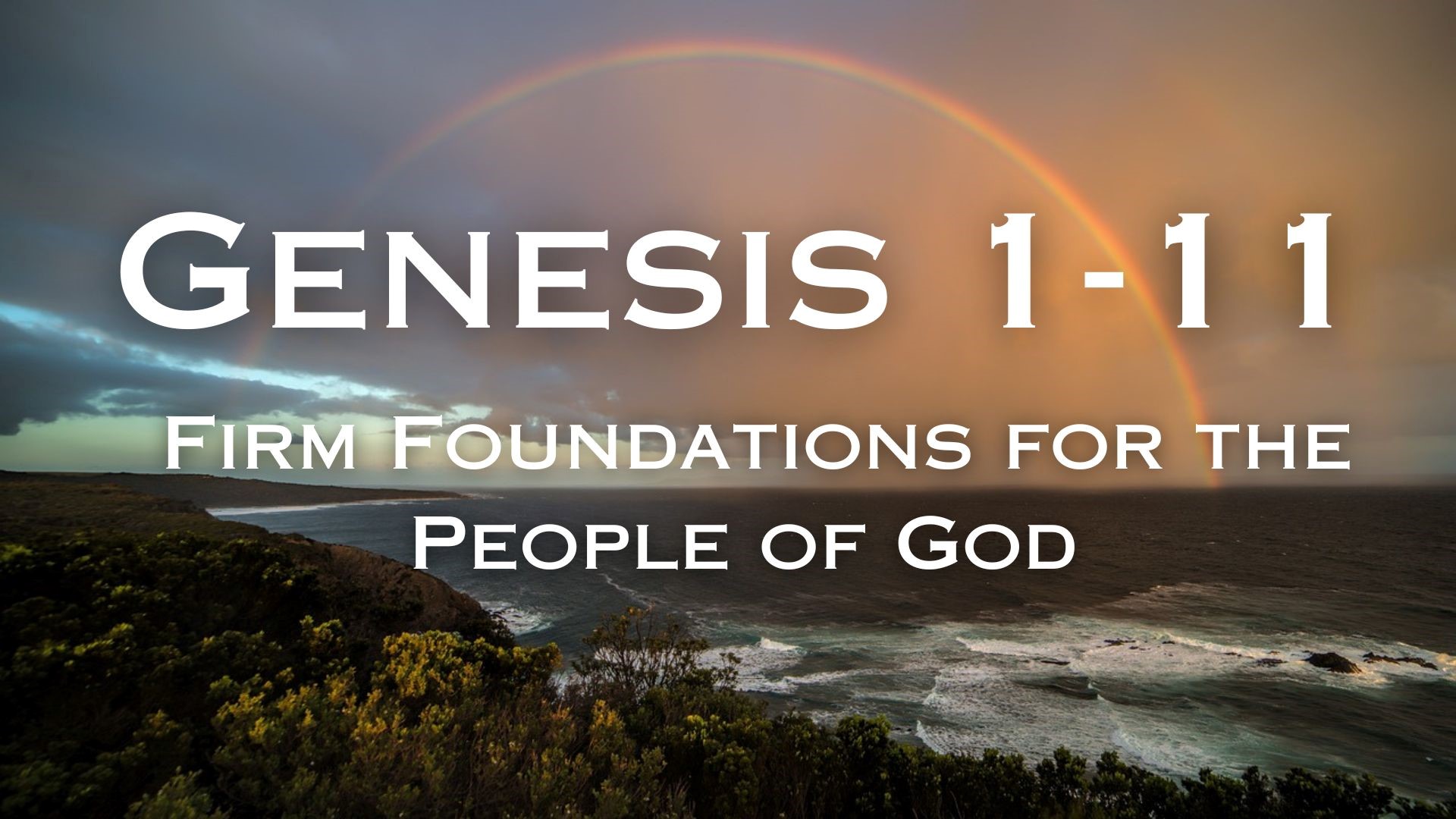 Genesis 7:1-16 Noah's Long Obedience, God's Long Faithfulness - Logos ...