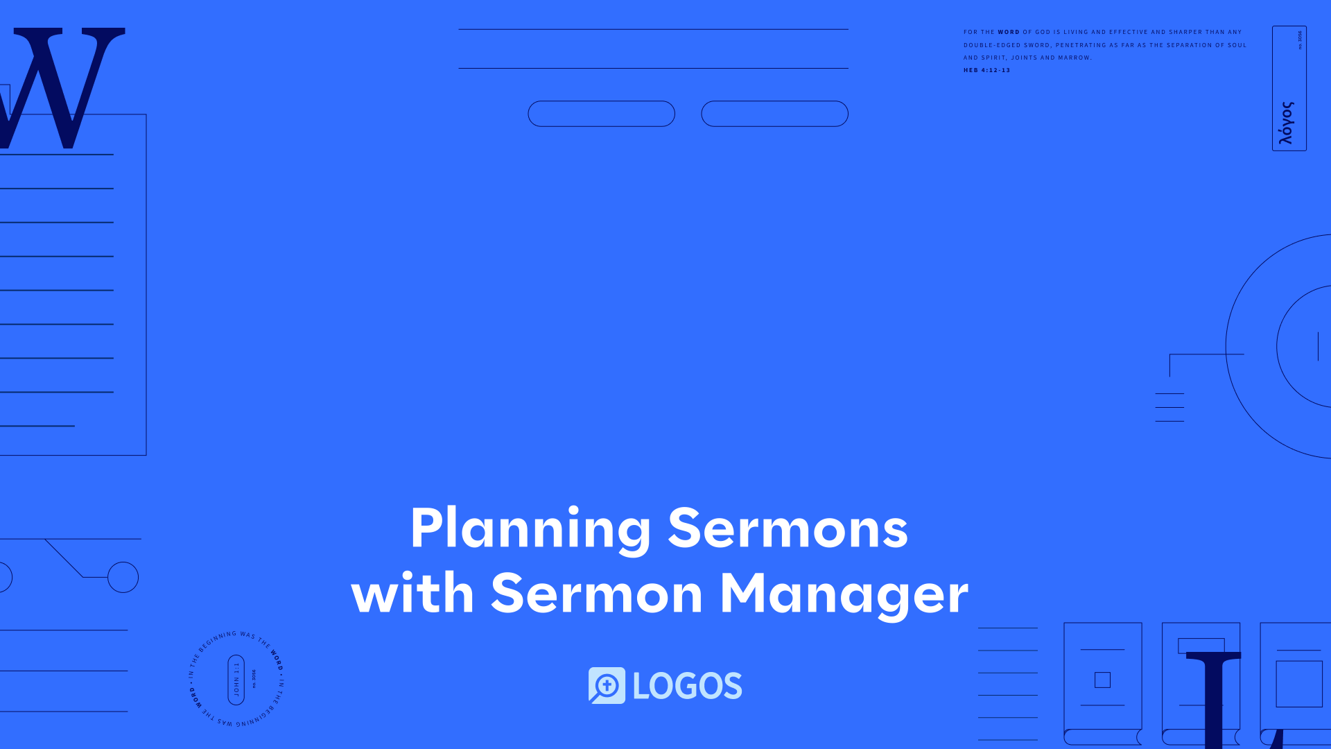 Planning Sermons with Sermon Manager - Faithlife TV