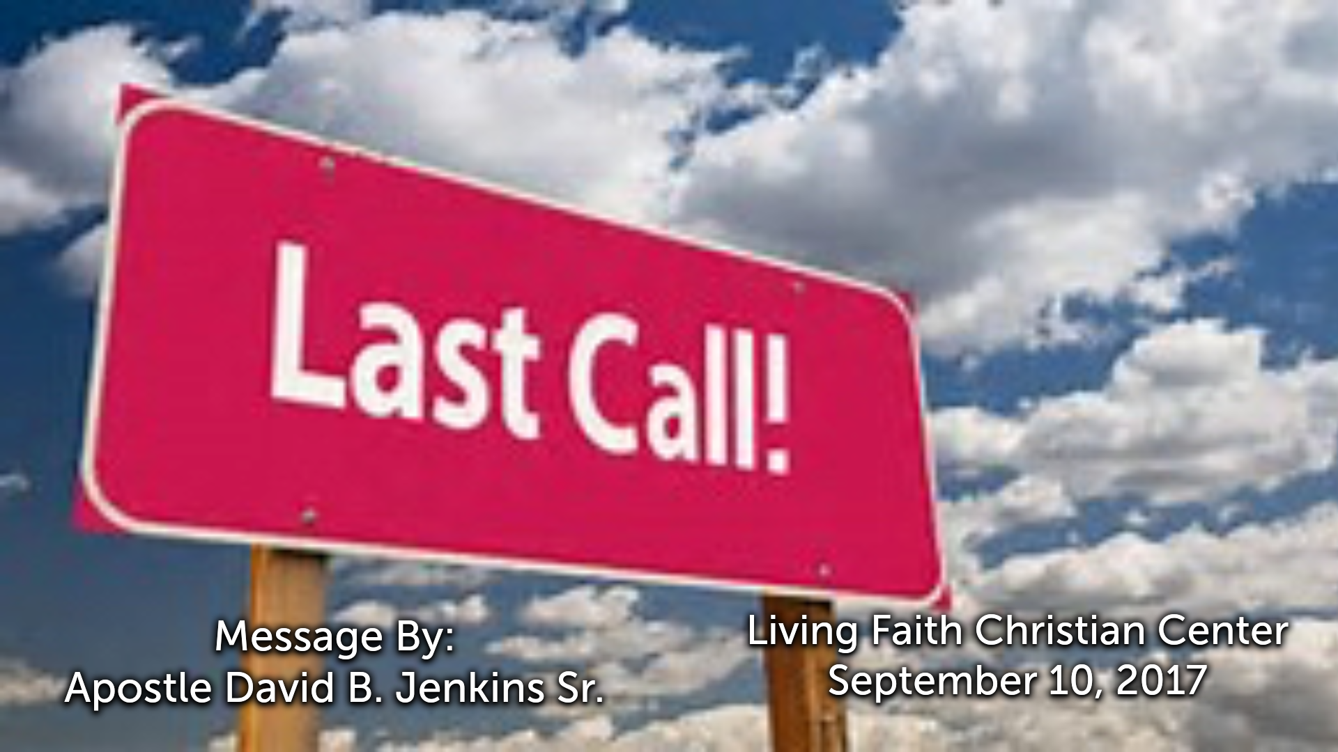 Last Call - Logos Sermons