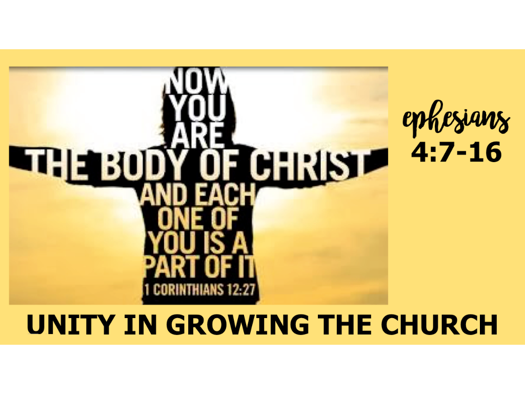 Unity in Growing the Church - Logos Sermons