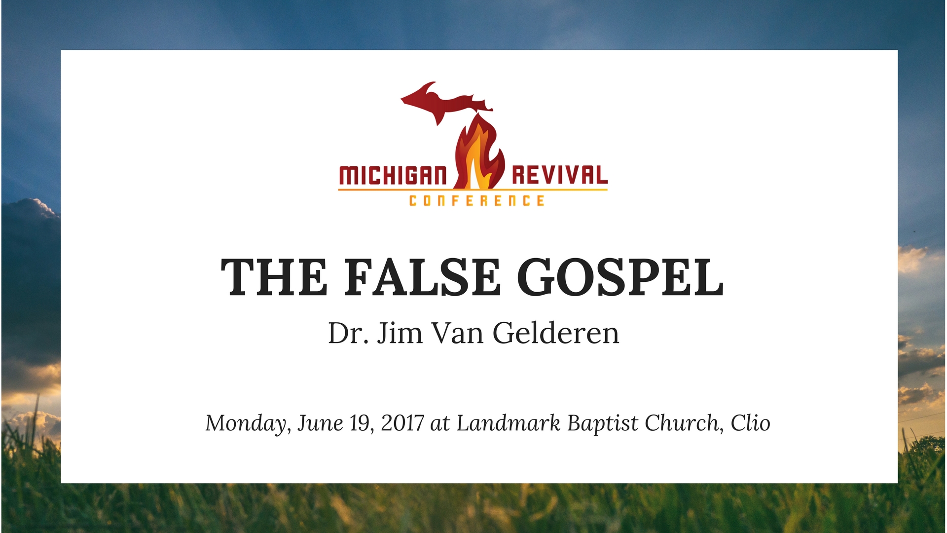 The False Gospel - Logos Sermons