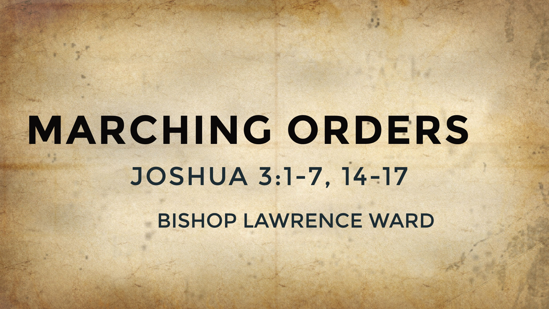 Marching Orders - Logos Sermons