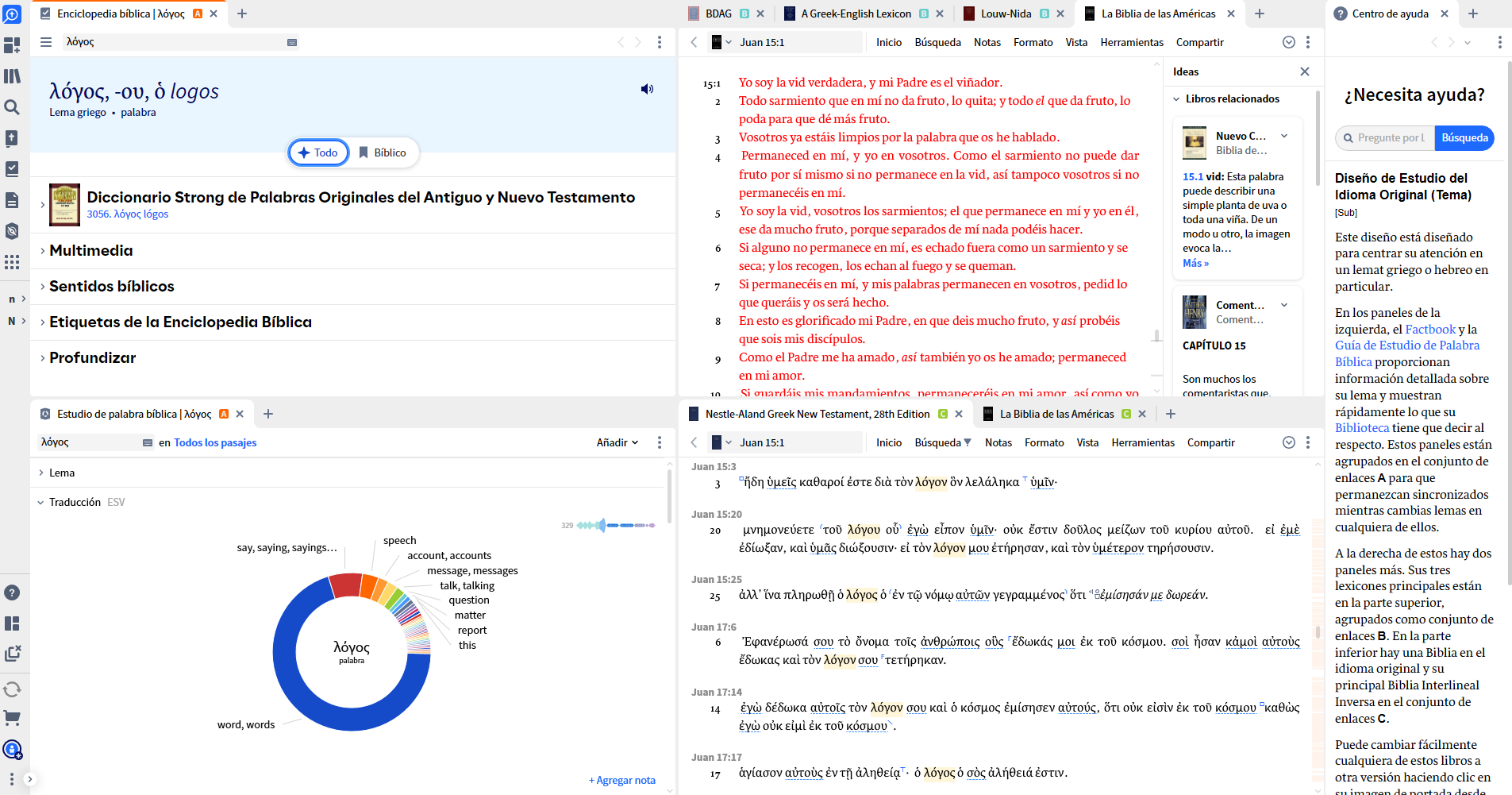Estudia un lema con Logos – Centro de ayuda Logos