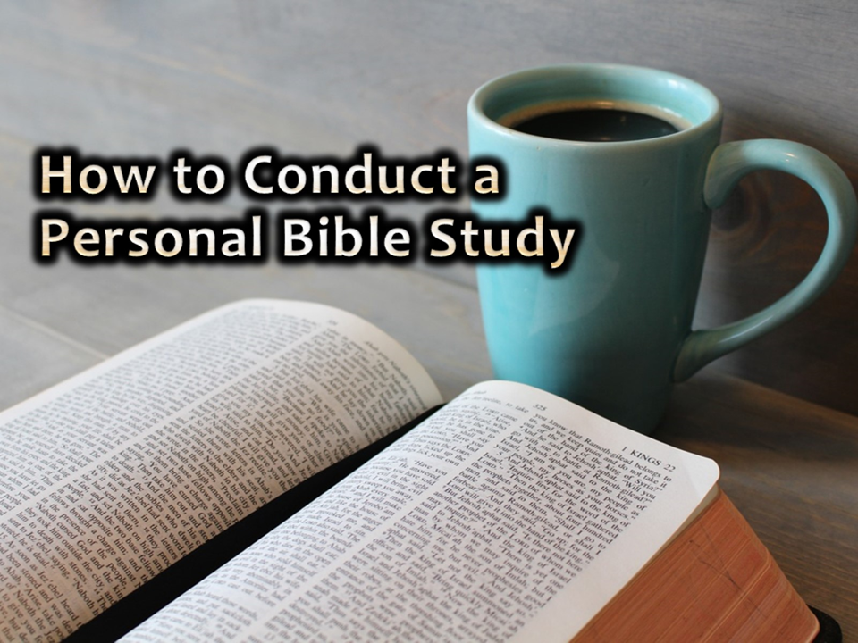 How to Conduct a Personal Bible Study Pictures - Logos Sermons