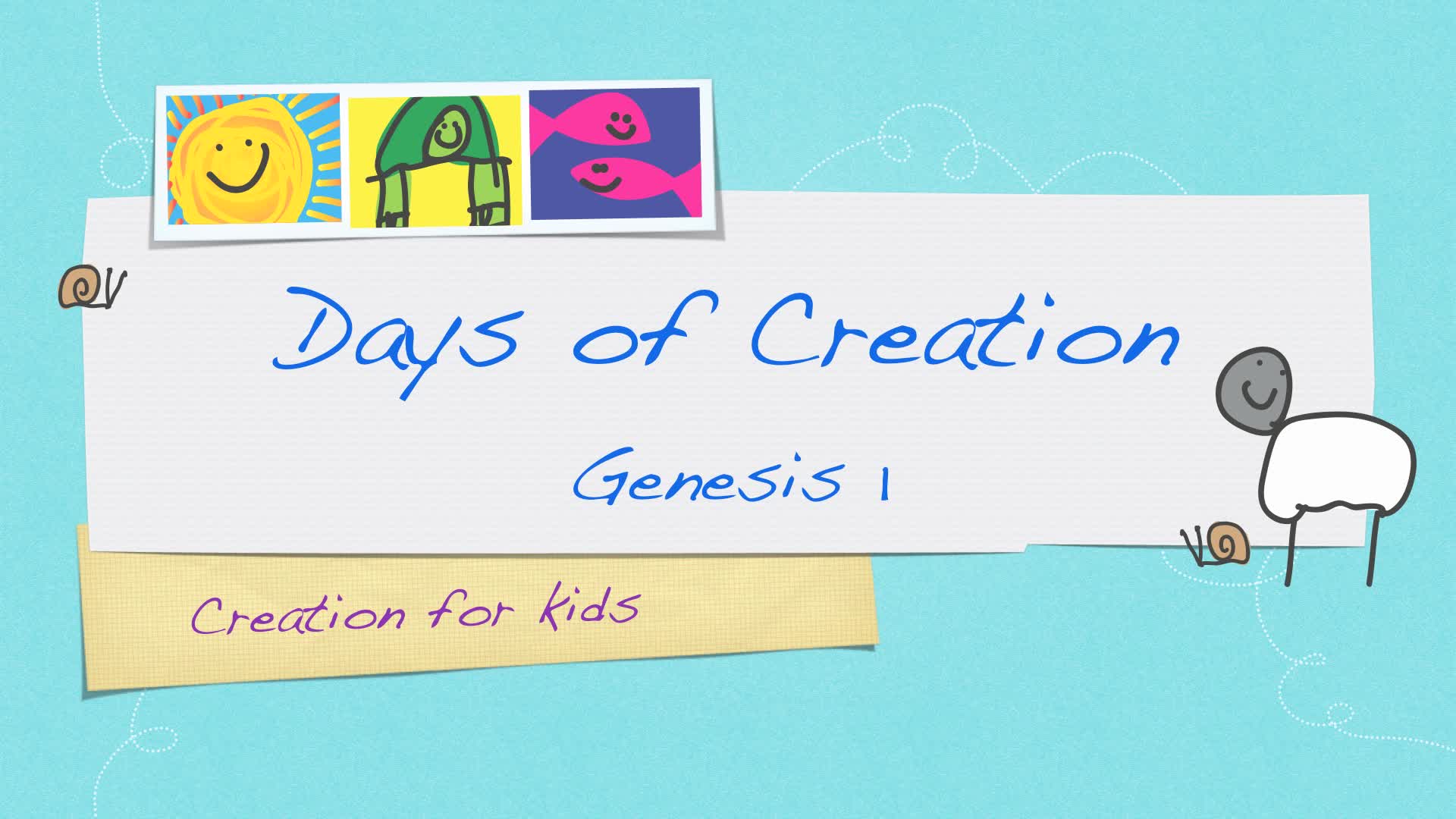 Days of Creation - Genesis 1 - Faithlife TV