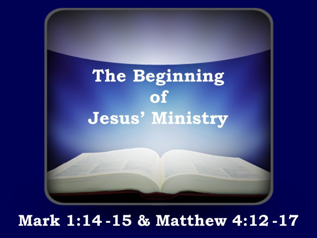 The Beginning of Jesus's Ministry - Faithlife TV