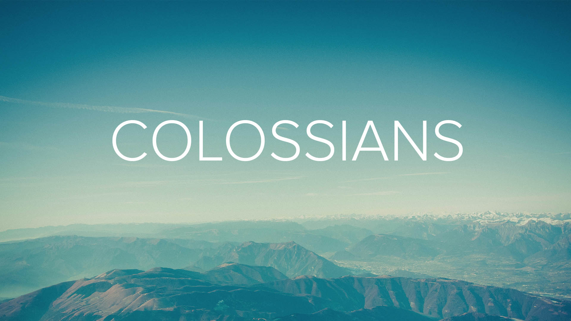 Colossians Themes - Logos Sermons