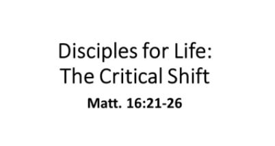 The Critical Shift - Logos Sermons