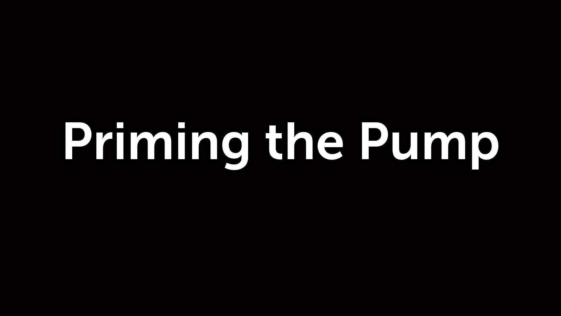 Priming the Pump - Logos Sermons
