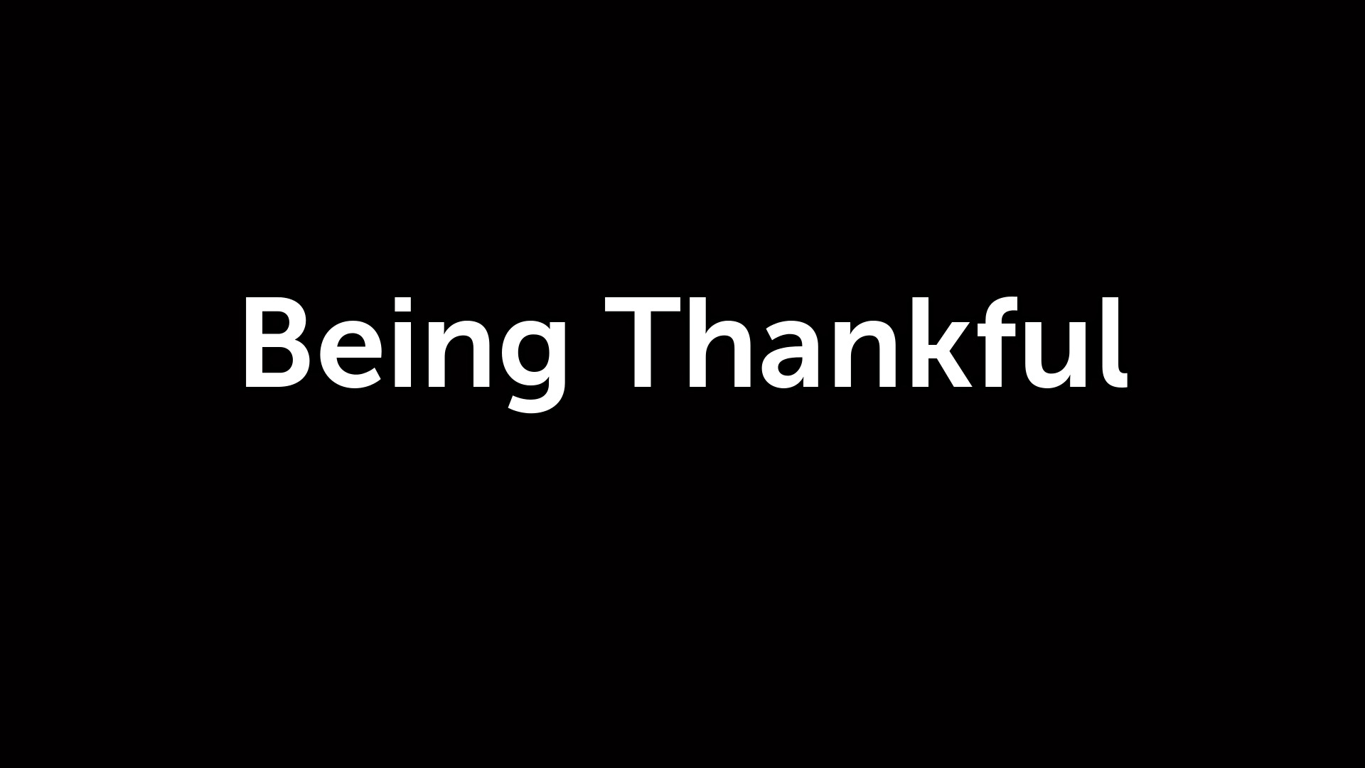 Being Thankful - Logos Sermons